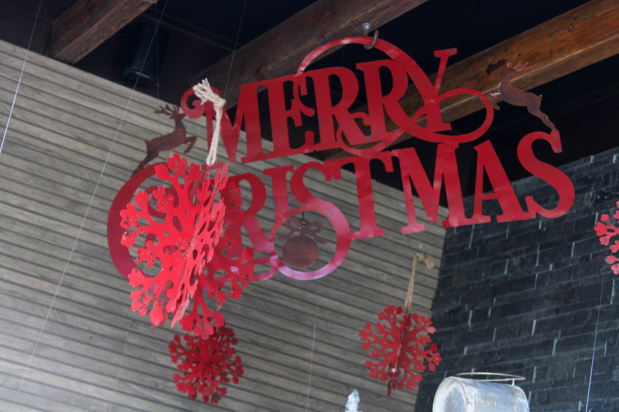 Letrero "Merry Christmas" – edenflorycafe